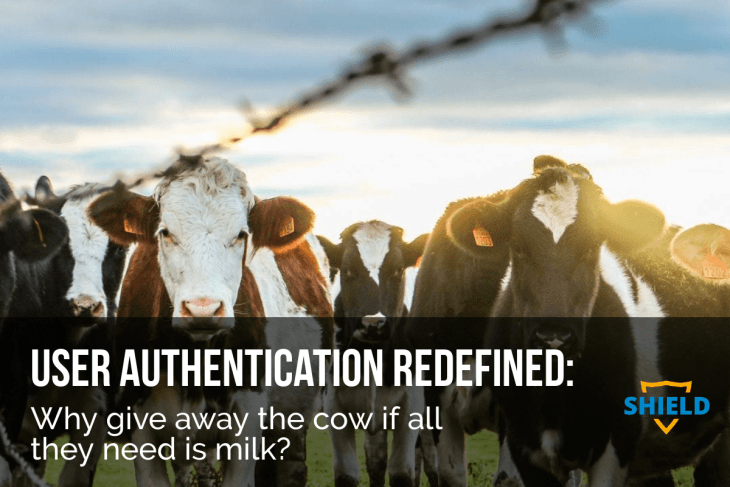 User Authentication Redefined: Why give away the cow if all they need ...